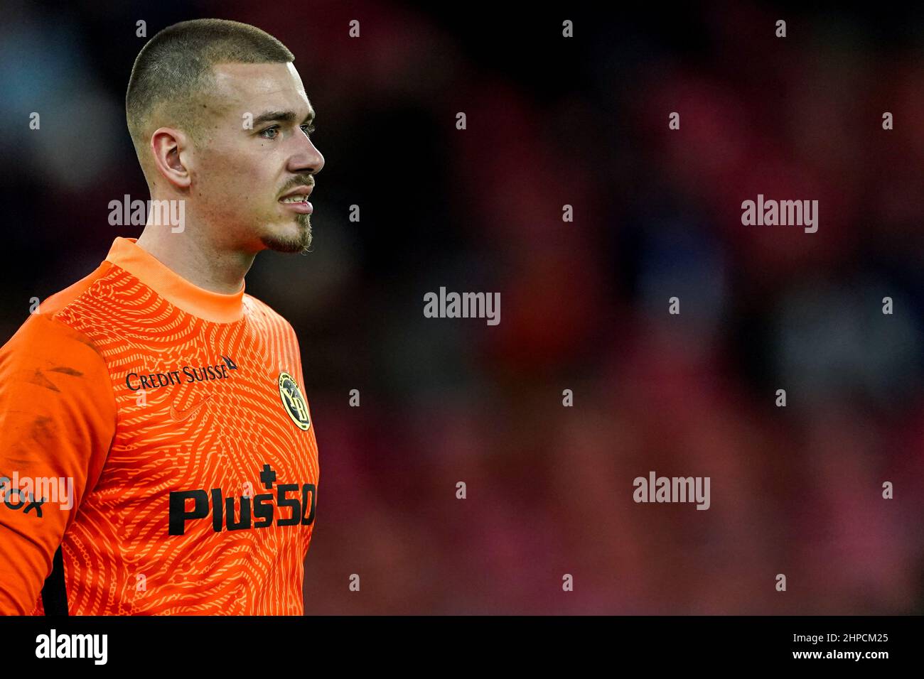 ZüRICH, SWITZERLAND - FEBRUARY 20: goalkeeper Anthony Racioppi of Young ...