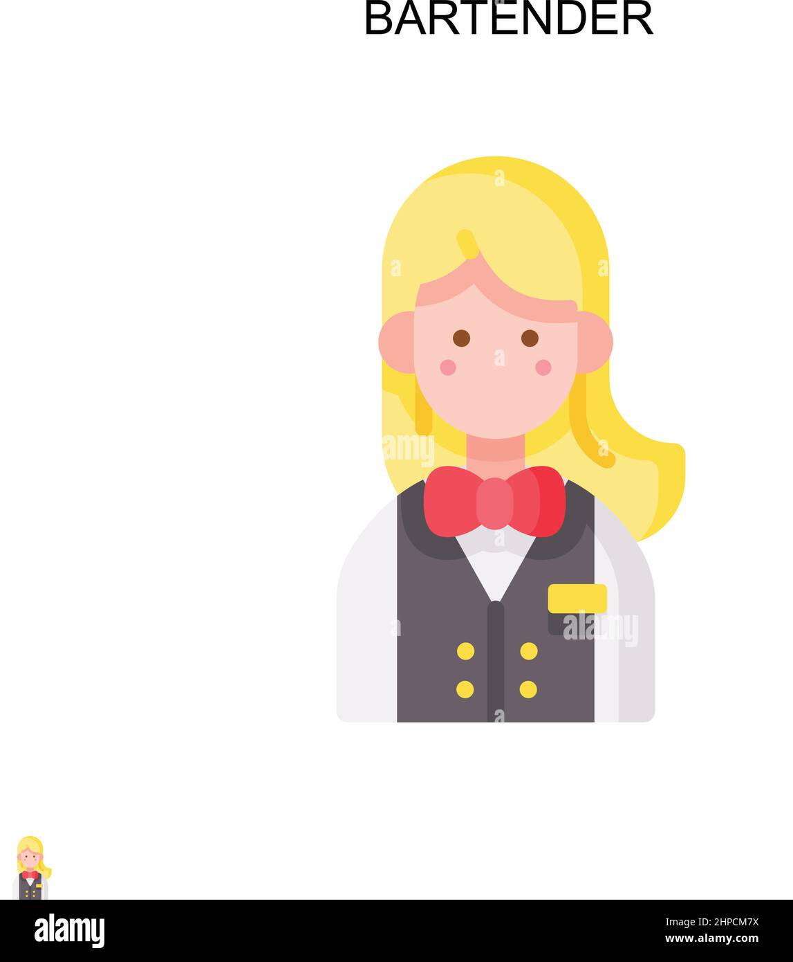 Bartender Stock Vector Images - Alamy