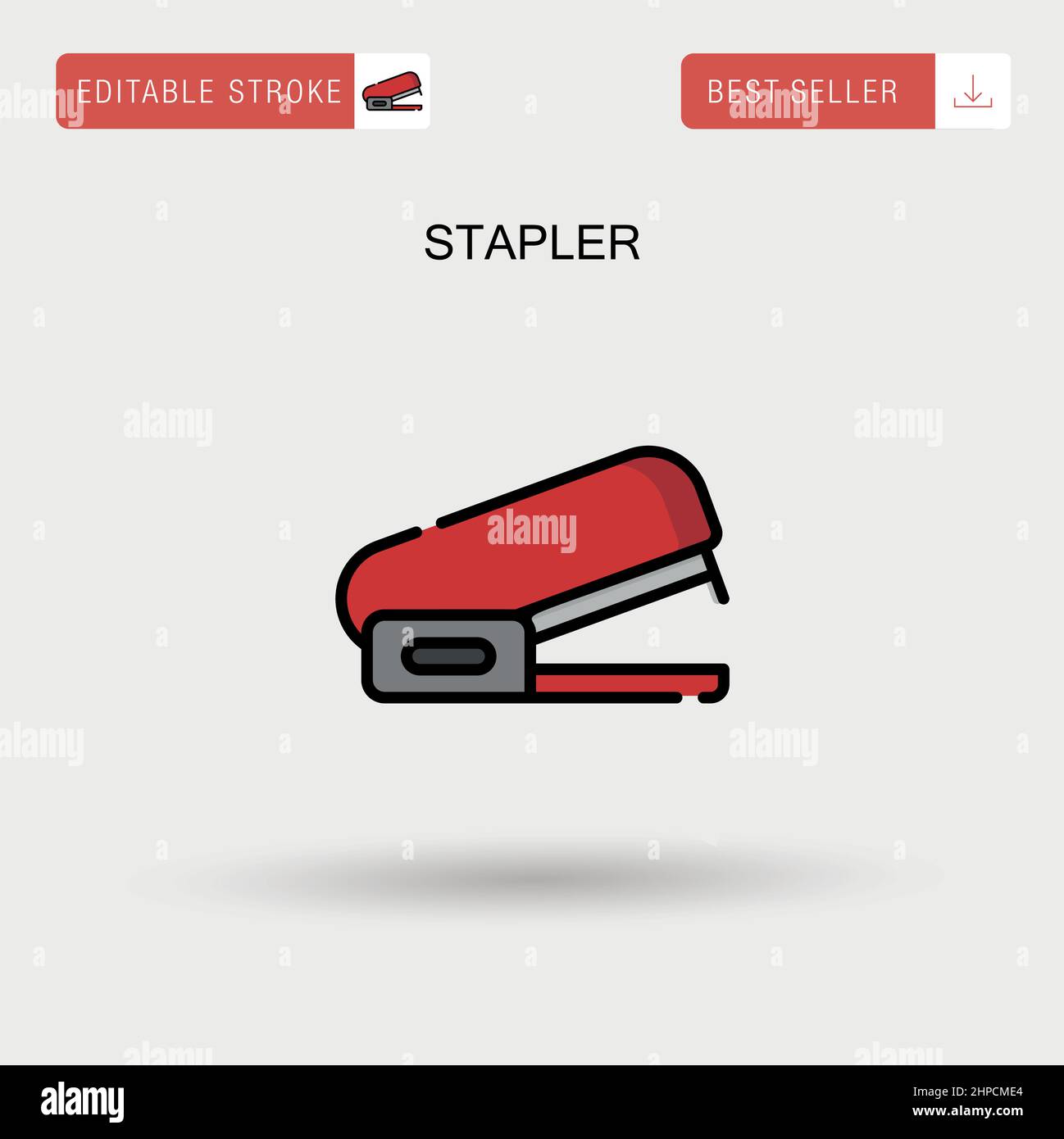 Stapler Simple vector icon Stock Vector Image & Art - Alamy