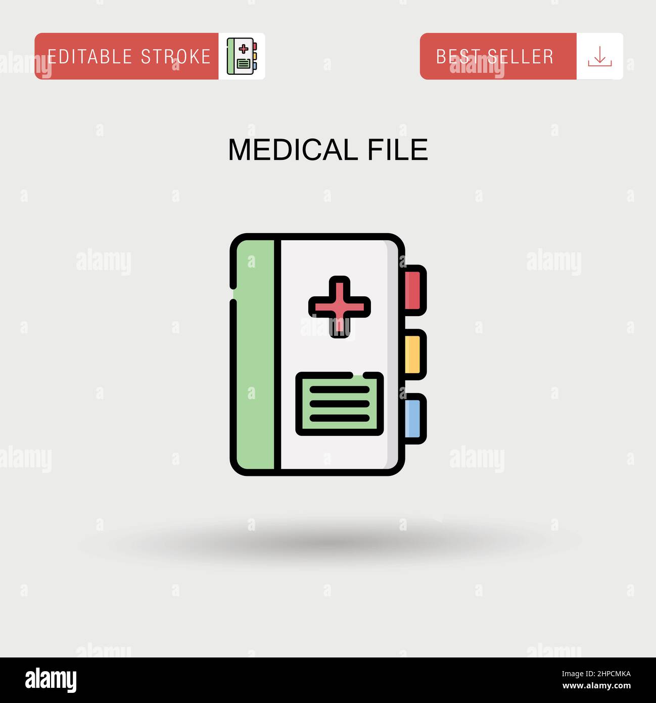 Medical history document medicine Stock Vector Images - Alamy