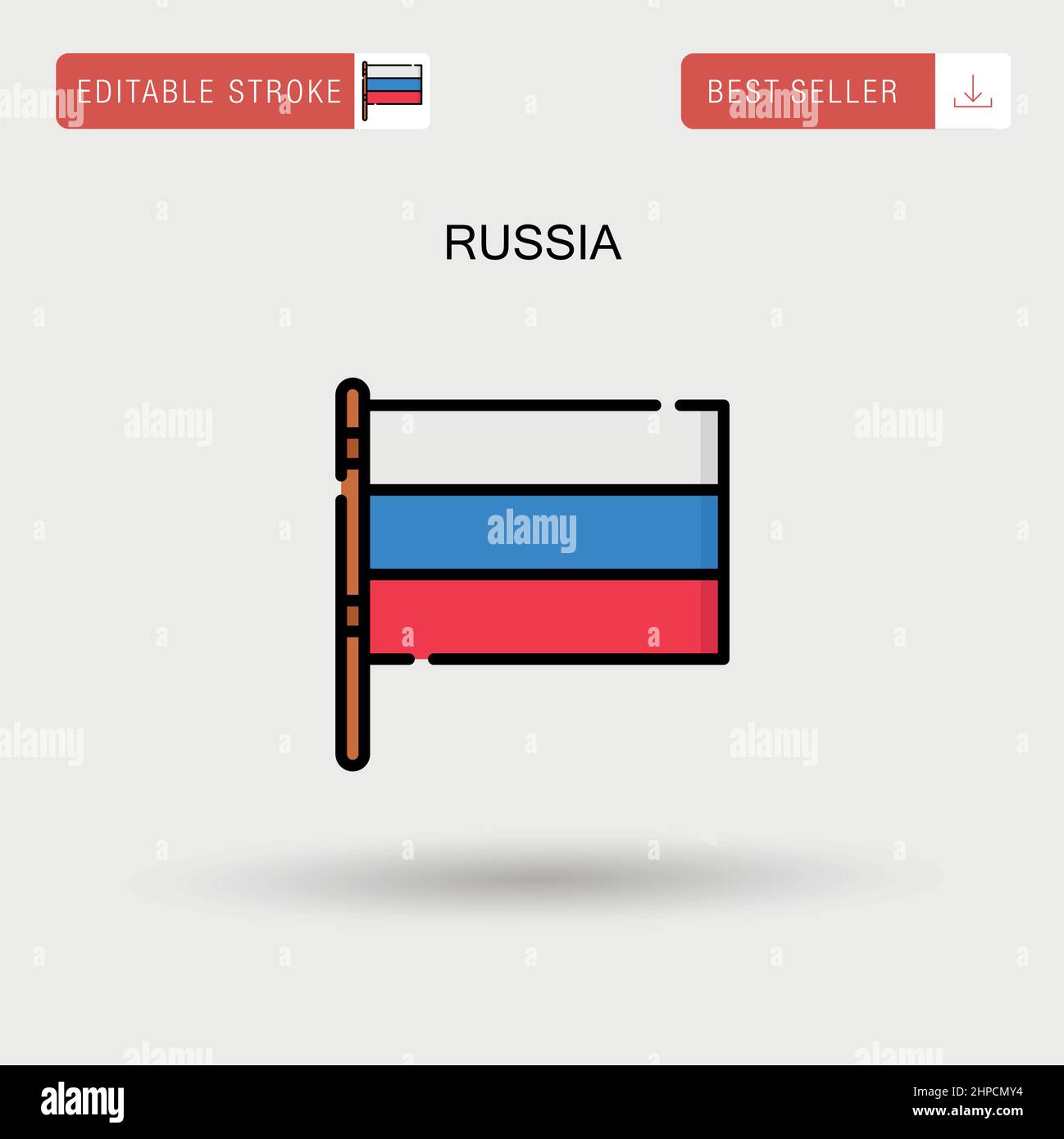 Russian border illustration Stock Vector Images - Alamy