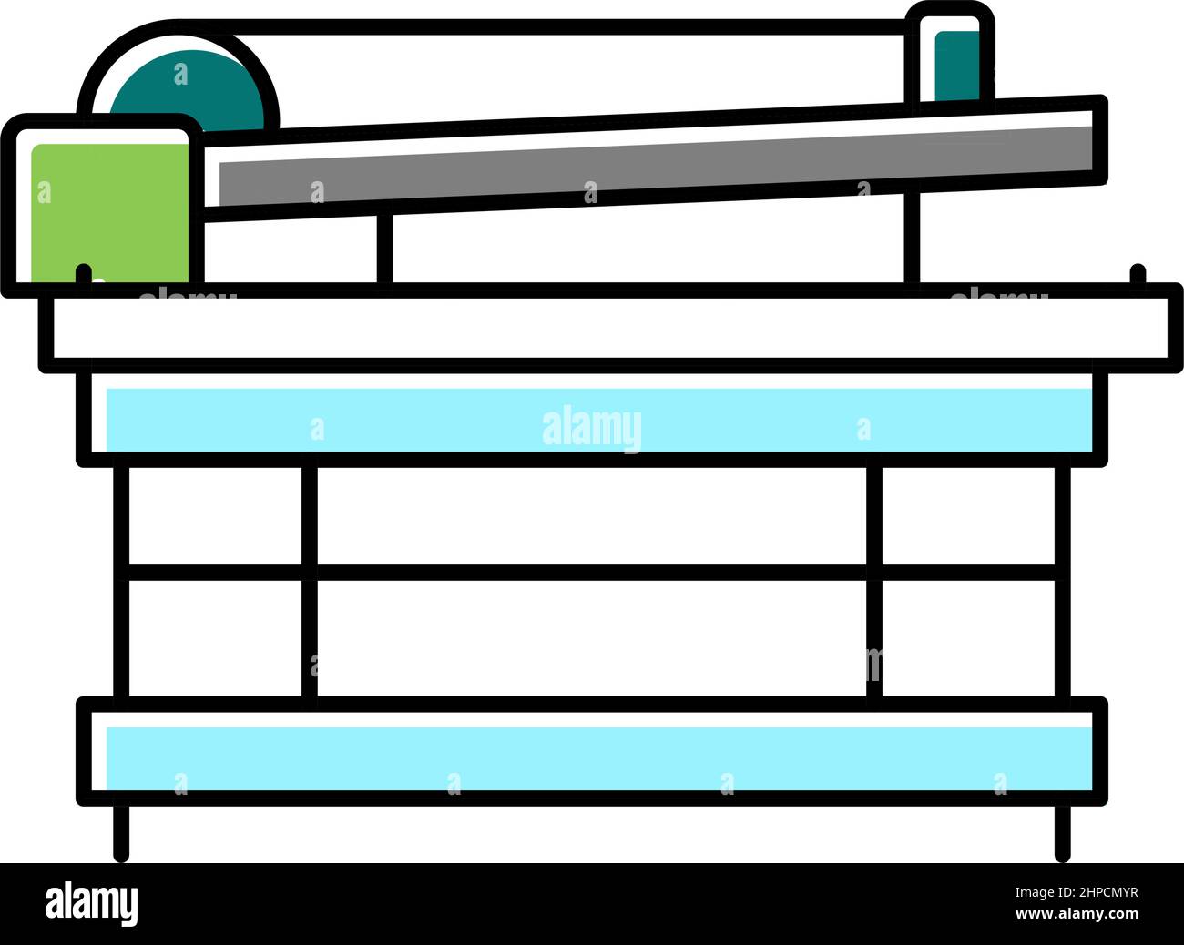 shaker table color icon vector illustration Stock Vector Image & Art ...