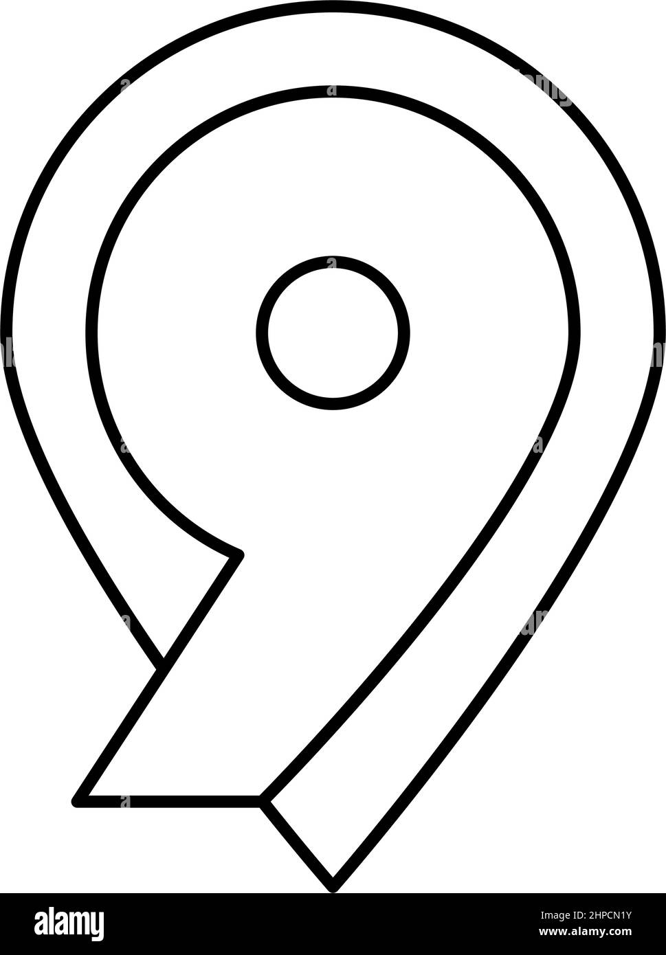 ninth number line icon vector illustration Stock Vector Image & Art - Alamy