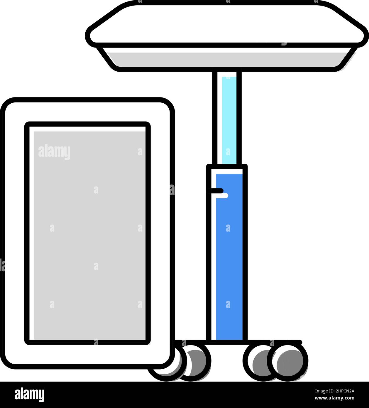 tray medical color icon vector illustration Stock Vector Image & Art ...