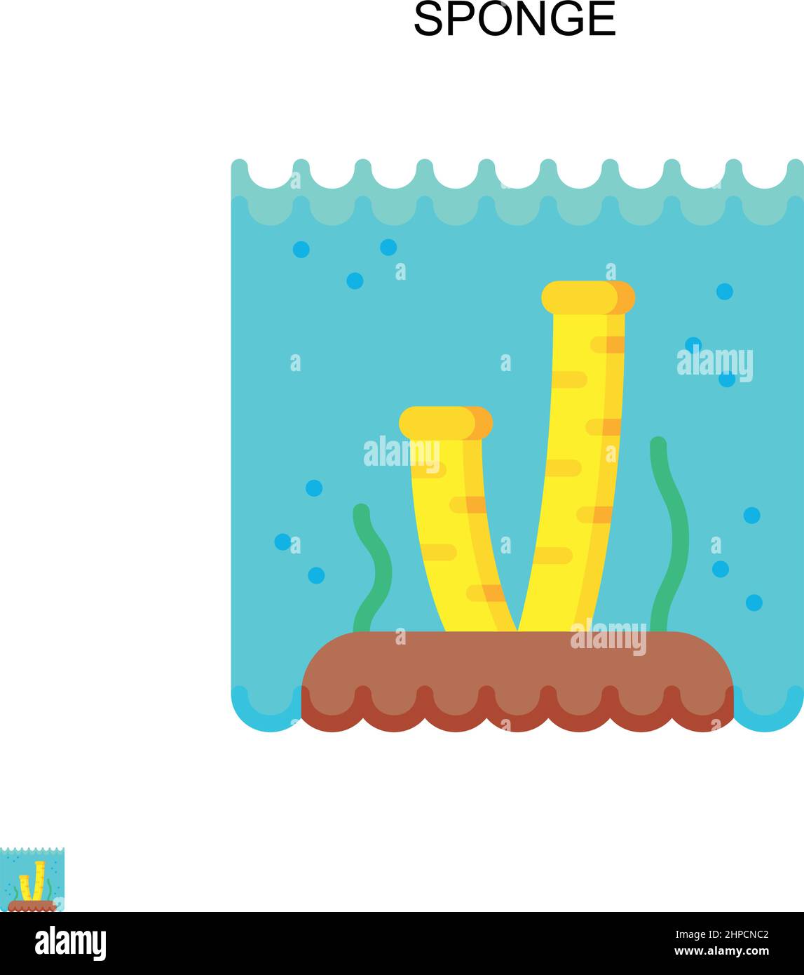 Sponge white background Stock Vector Images - Alamy