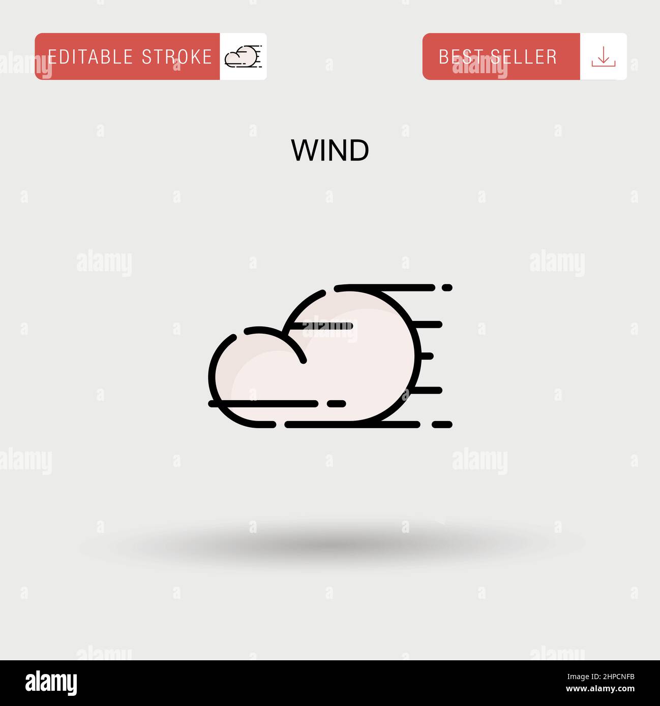 Wind turbines farm motion Stock Vector Images - Alamy