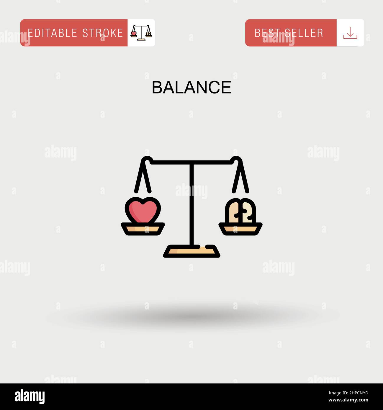 Balance Simple vector icon Stock Vector Image & Art - Alamy