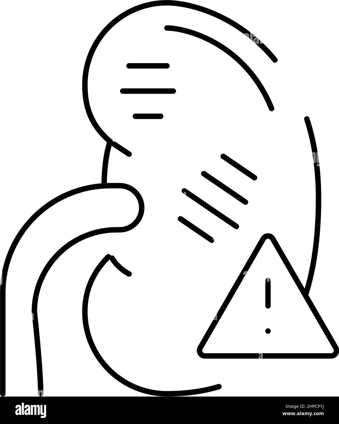 renal failure line icon vector illustration Stock Vector Image & Art ...