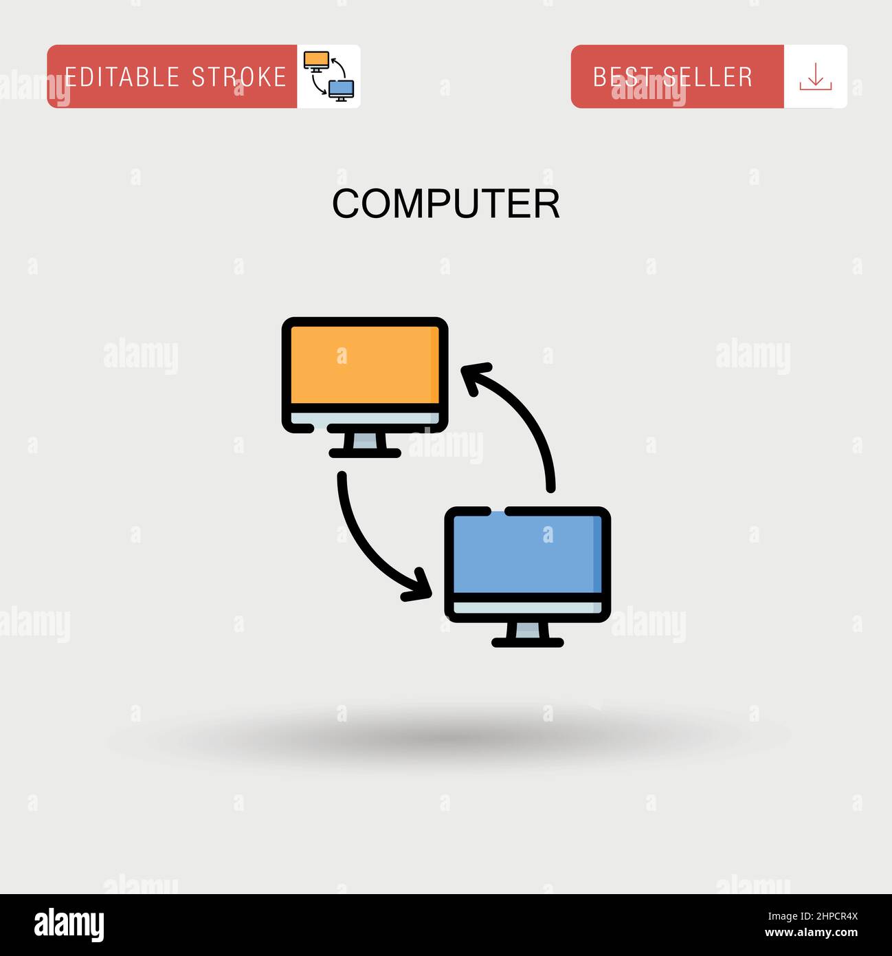 Office woman desk shadow Stock Vector Images - Alamy