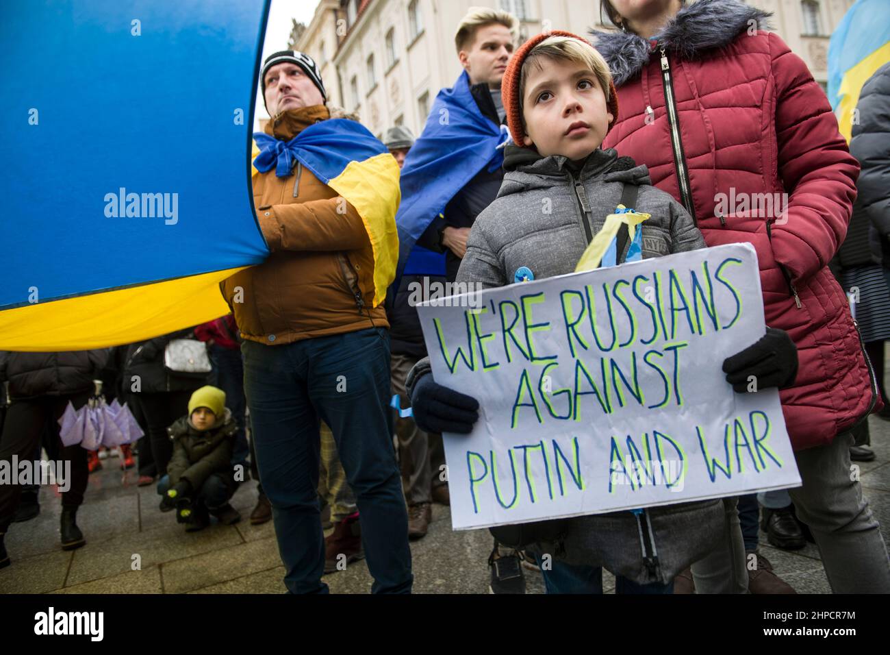 Solidarity with ukrainian society hi-res stock photography and images ...
