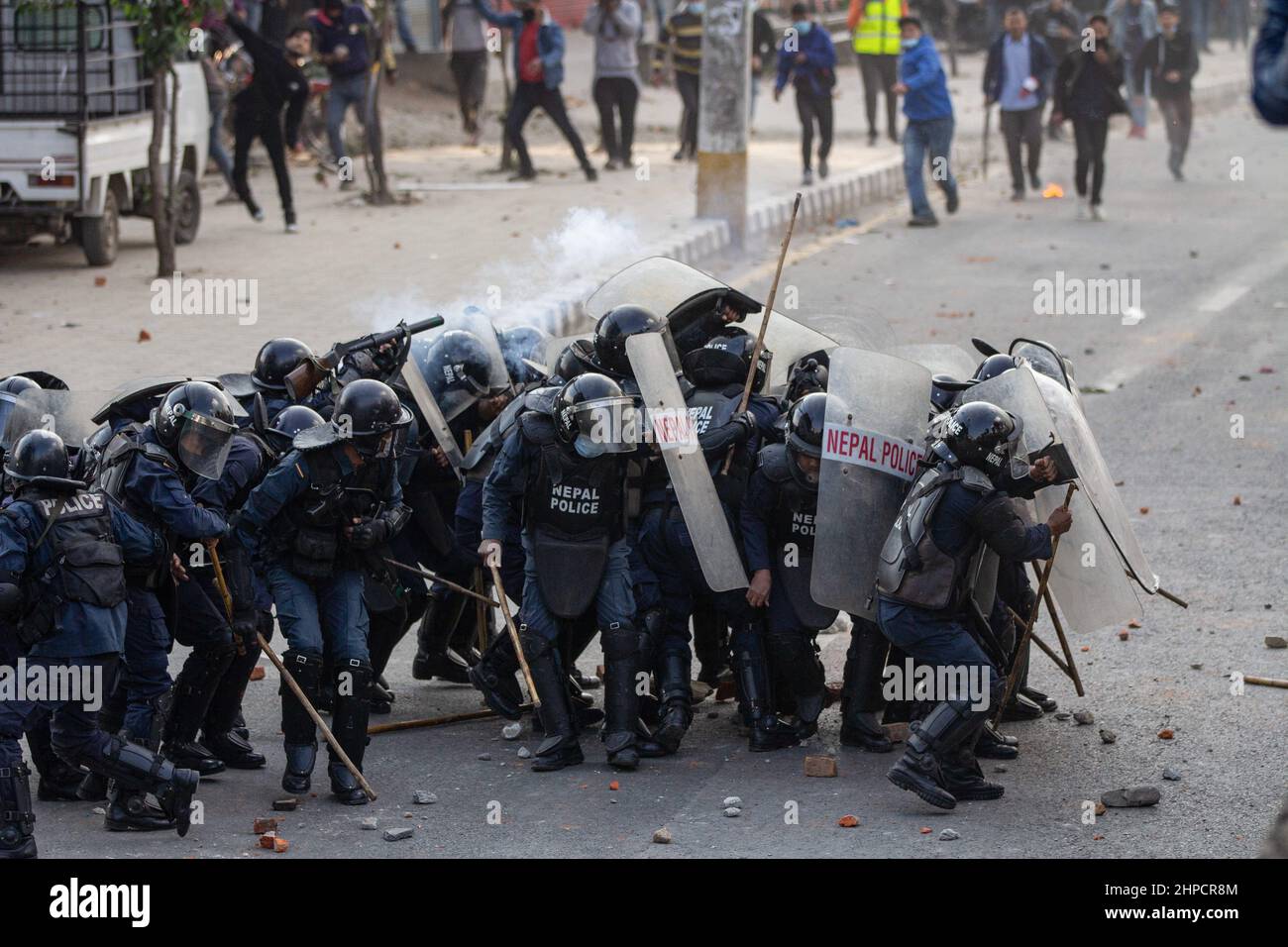 Throwing bricks hi-res stock photography and images - Alamy