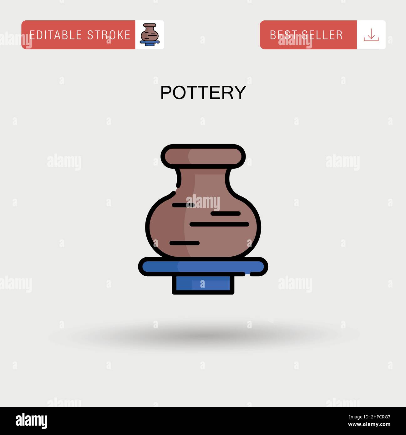 Pottery wheel bowl Stock Vector Images - Alamy