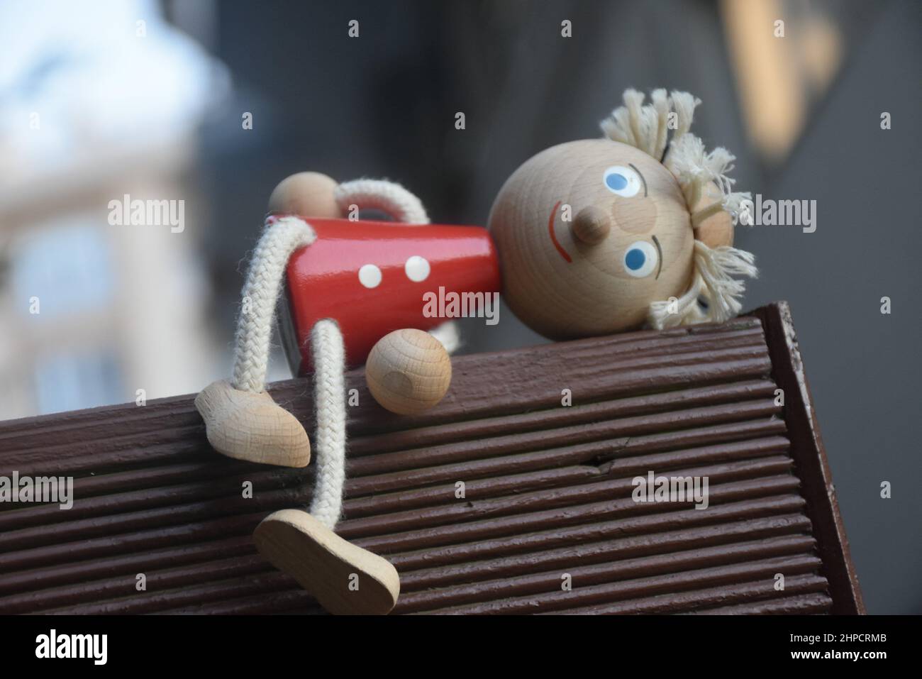 model puppet in red dress Stock Photo - Alamy