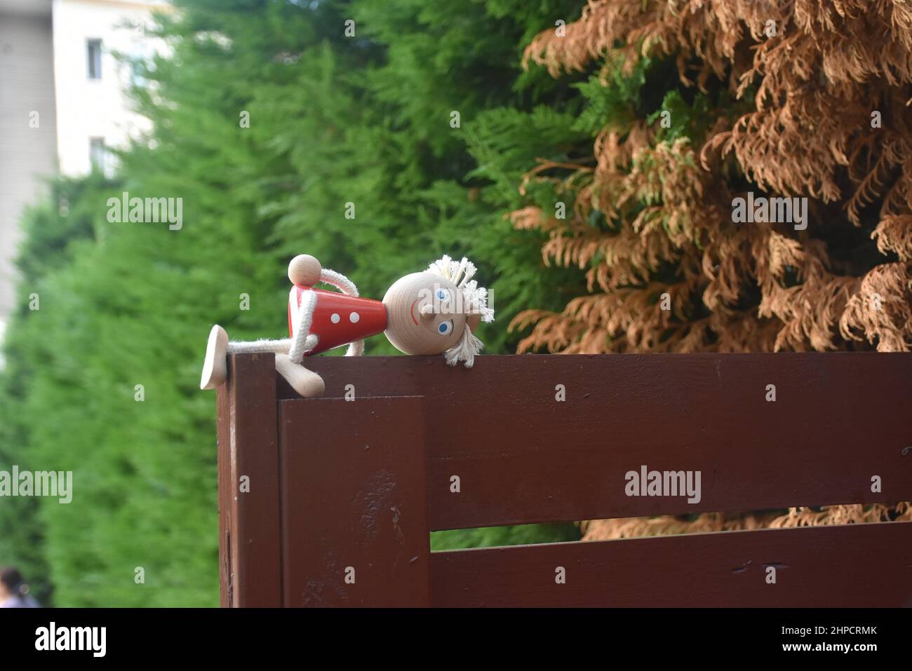 model puppet in red dress Stock Photo - Alamy