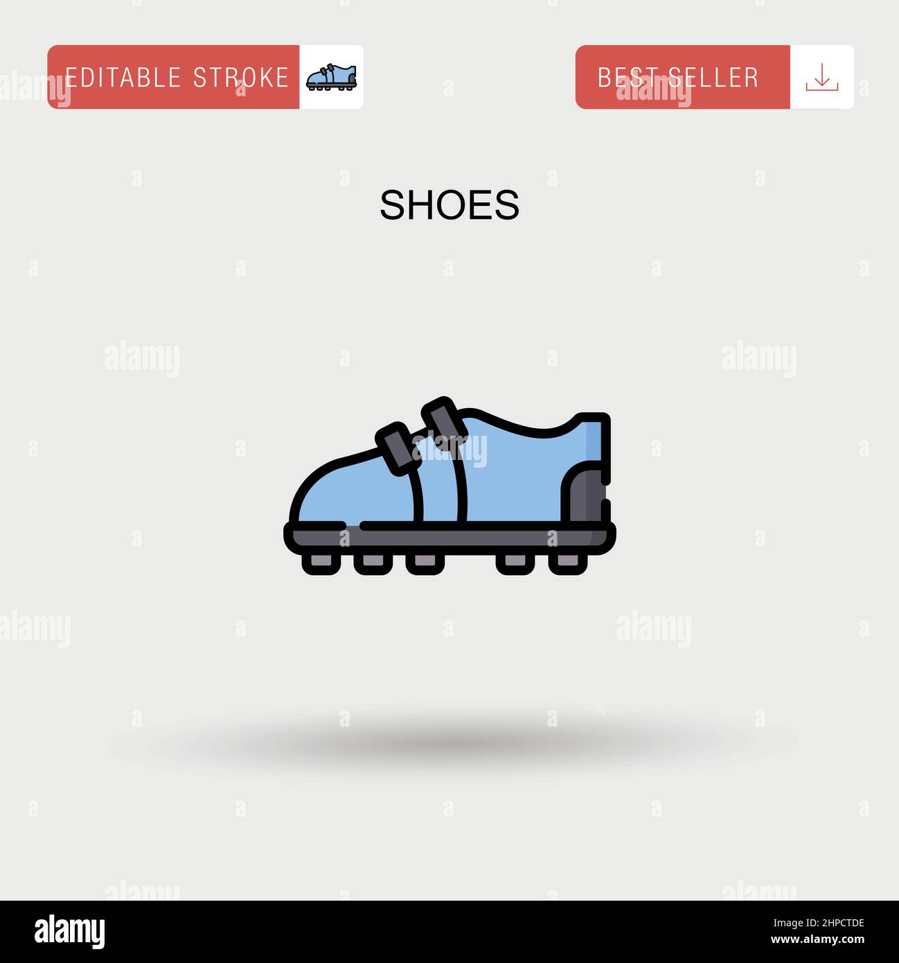 Icon shoes footwear hi-res stock photography and images - Alamy