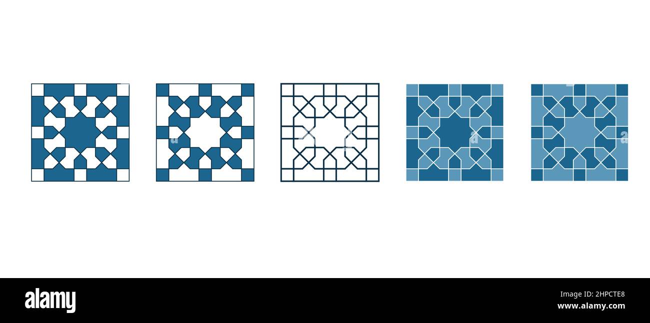 Persian geometric mosaic pattern for Ramadan card Stock Vector Image ...