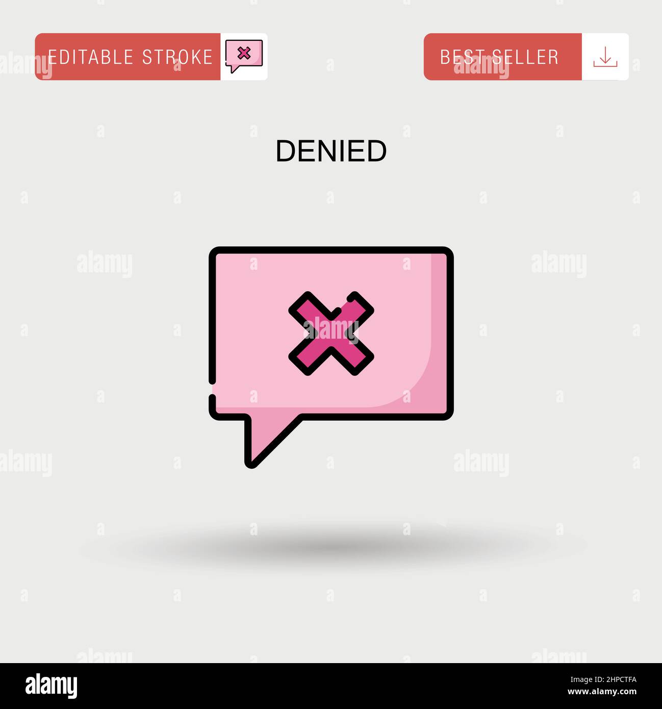 Entry denied Stock Vector Images - Alamy