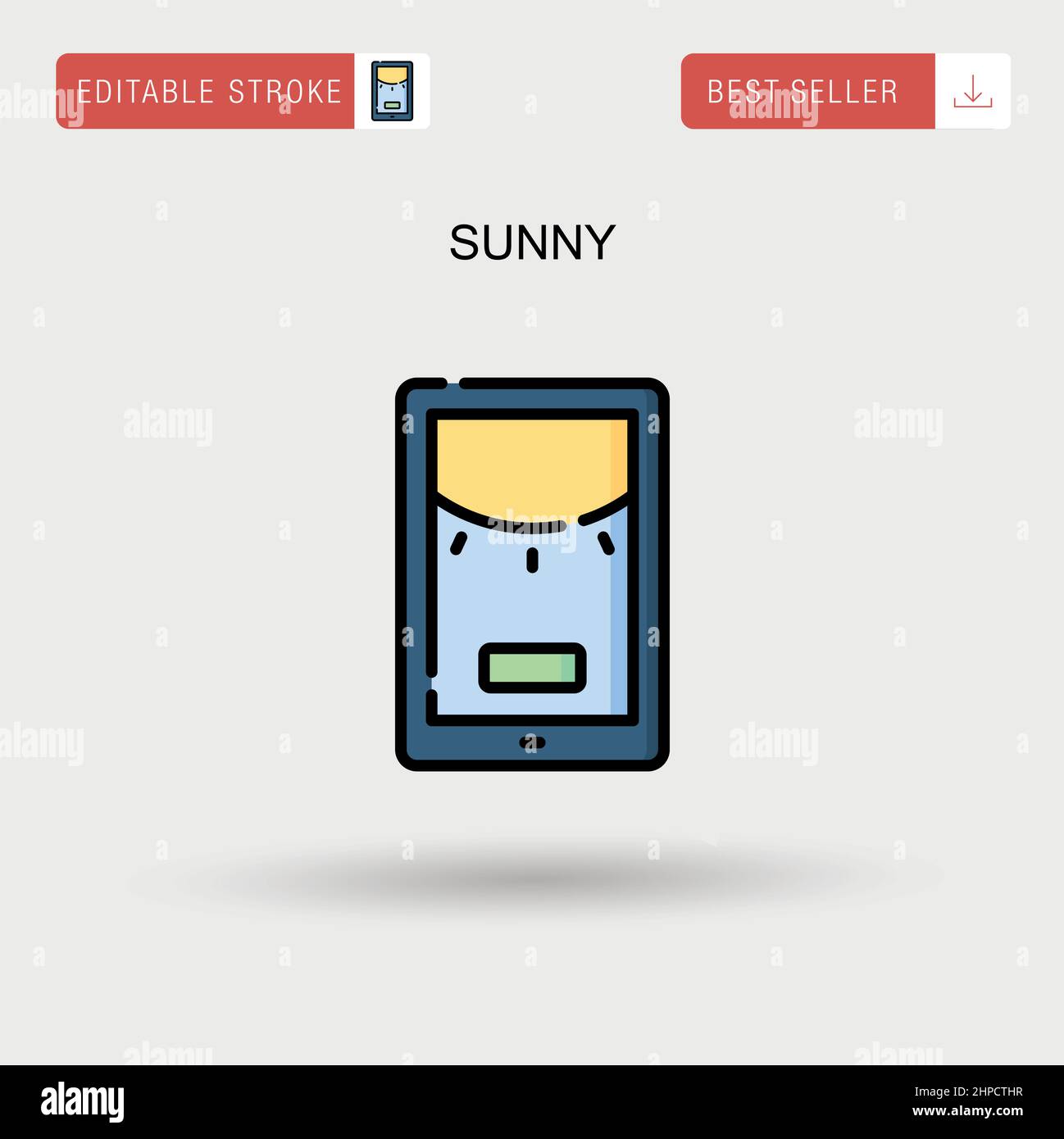 Sunny icon hi-res stock photography and images - Alamy