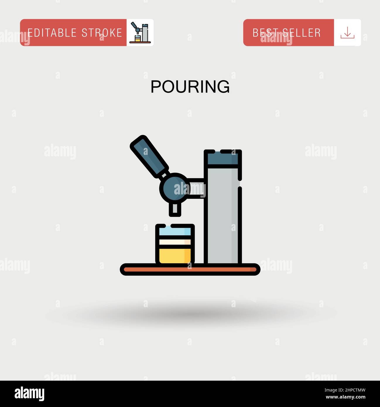 Pouring Simple vector icon Stock Vector Image & Art - Alamy