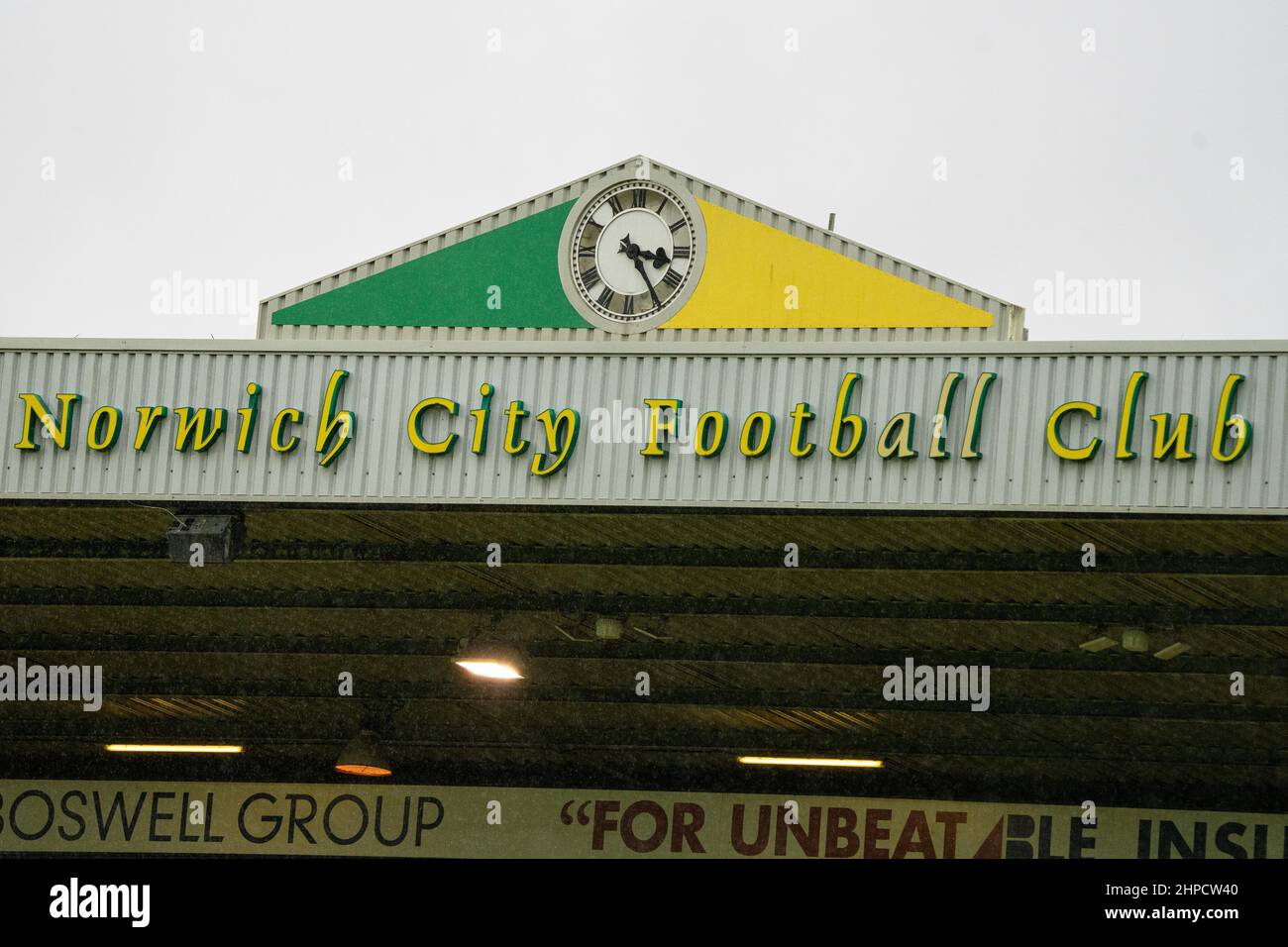 Norwich, UK. 20th Feb, 2022. Norwich, England, February 20th Carrow ...