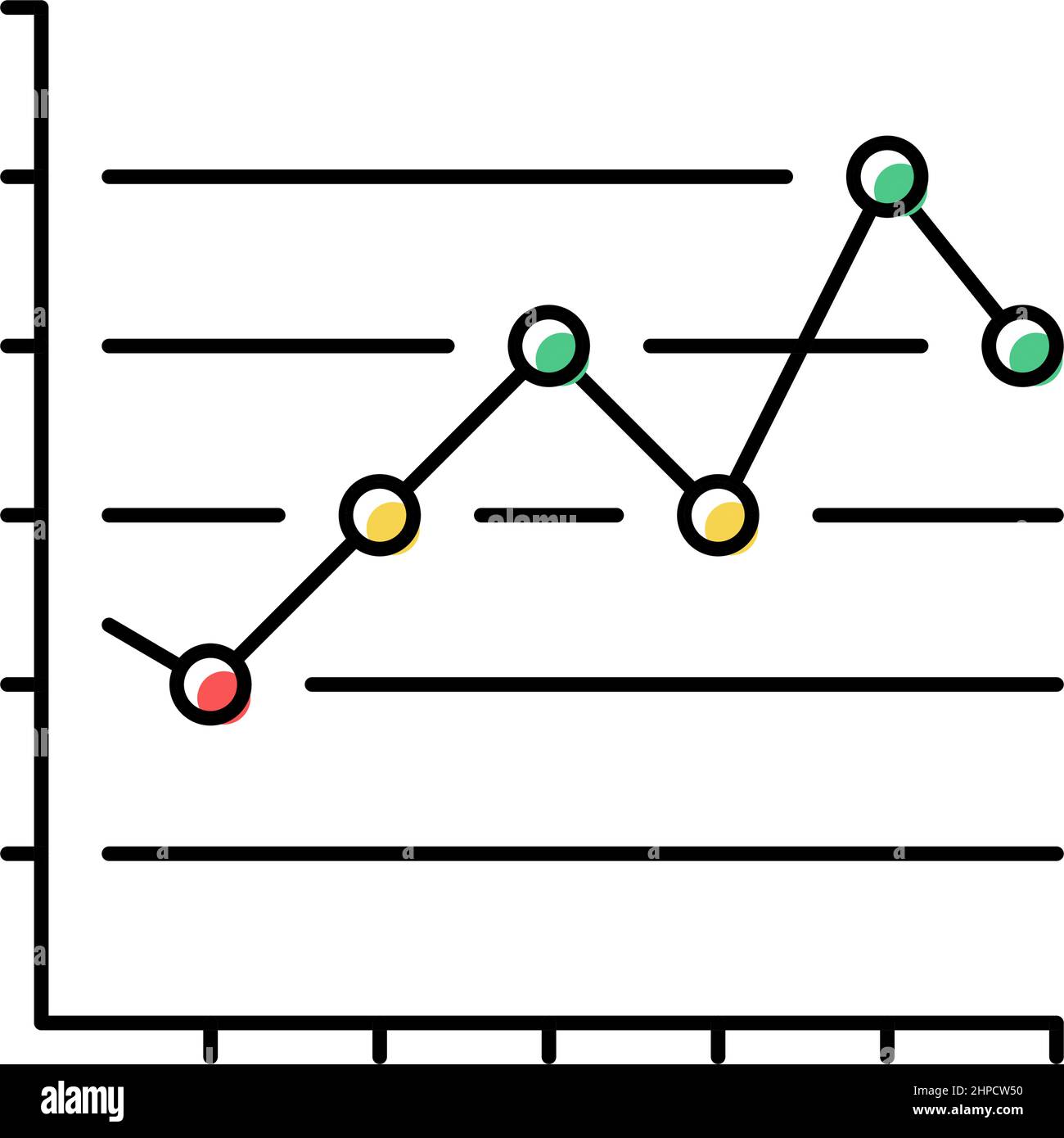 Line graph plots hi-res stock photography and images - Alamy