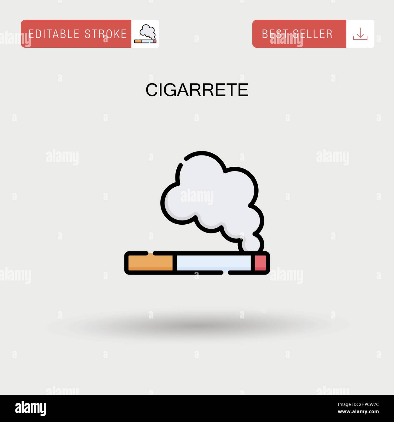 Alcohol tobacco addiction concept Stock Vector Images - Alamy