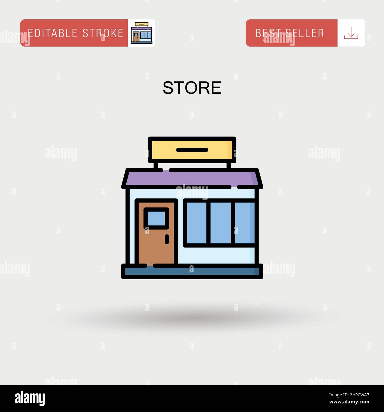 Small grocery store Stock Vector Images - Alamy