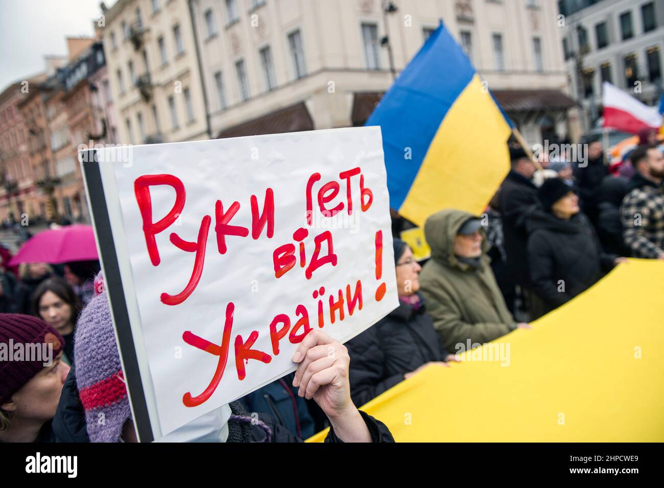 Solidarity with ukrainian society hi-res stock photography and images ...