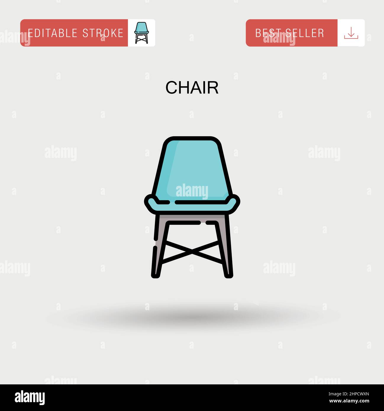 Empty lounge chair Stock Vector Images - Alamy