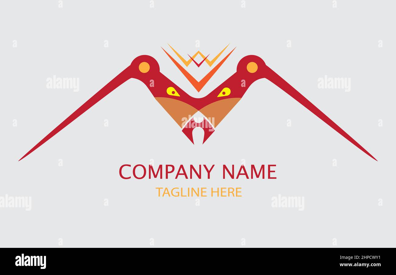 Abstract wild animal face logo, aggressive face of wild animal vector ...