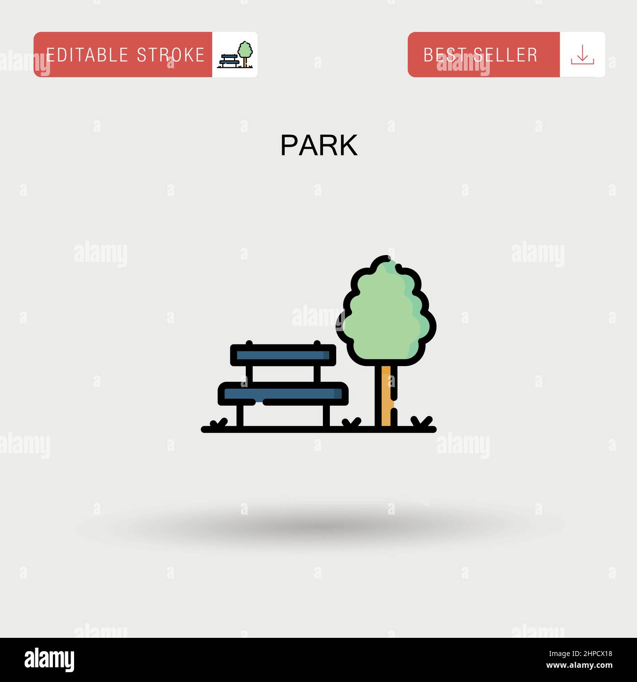 Leaf travel tree park Stock Vector Images - Alamy