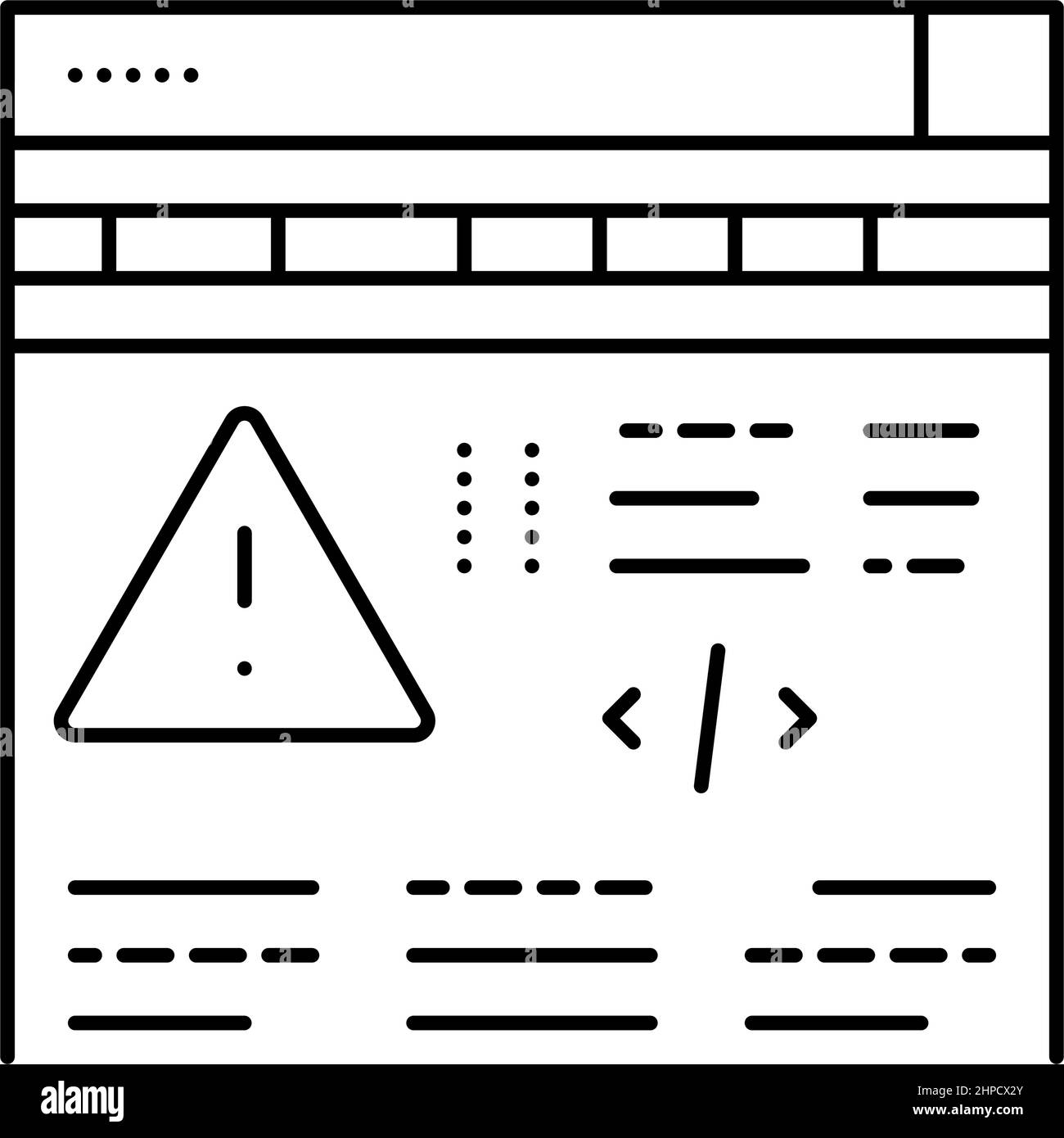 fixing program errors line icon vector illustration Stock Vector Image ... fixing program errors line icon vector illustration Stock Vector Image ...