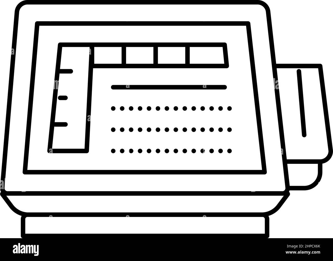 Electronic self service money Cut Out Stock Images & Pictures - Alamy
