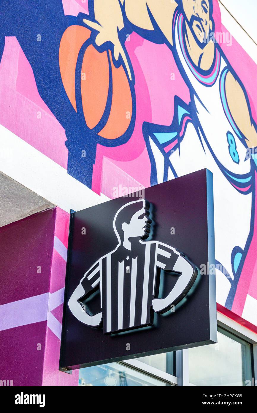 Miami Florida Wynwood Art District Foot Locker athletic shoes shopping ...