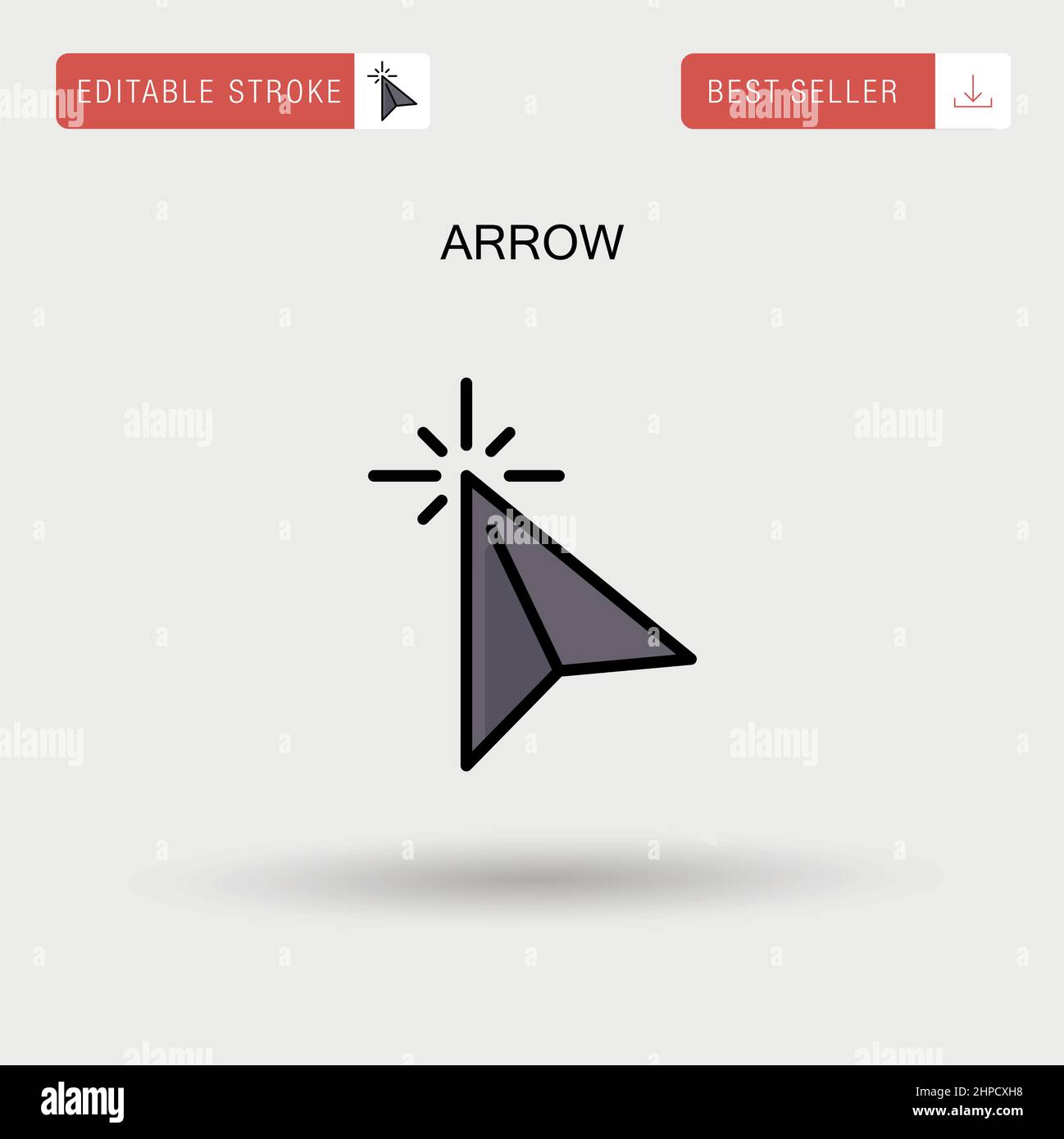 Right arrow symbol line Stock Vector Images - Alamy