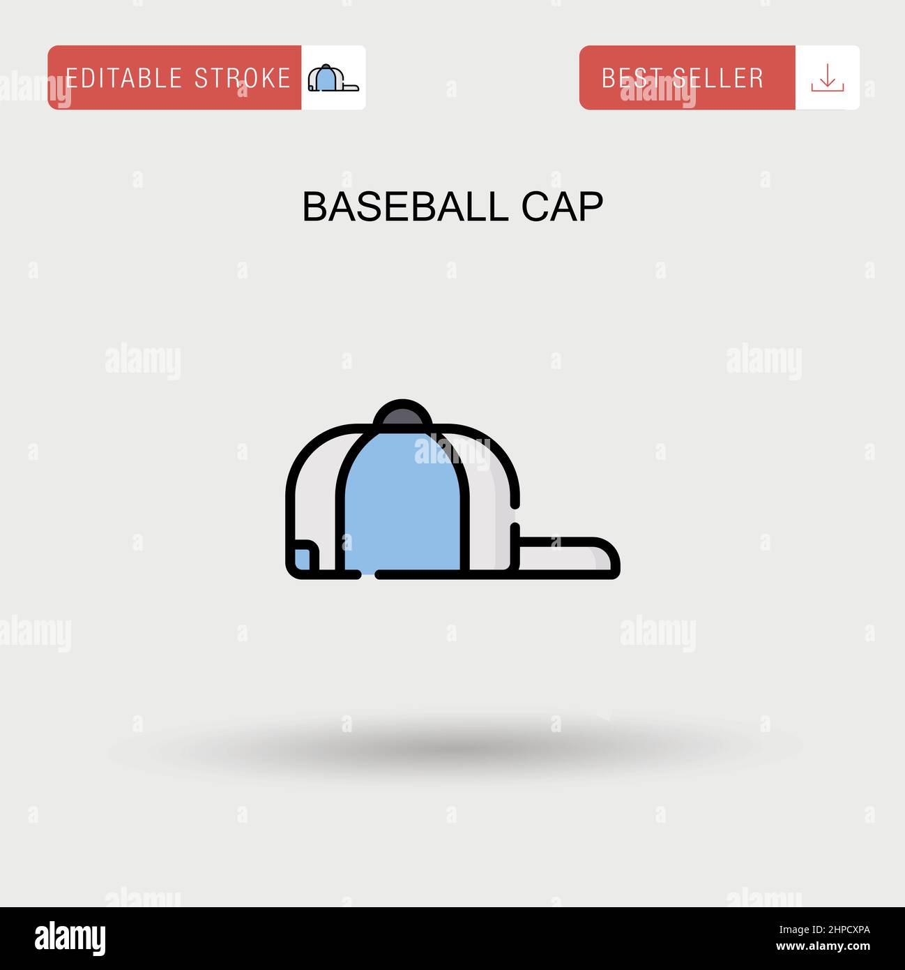 Baseball cap Stock Vector Images - Alamy