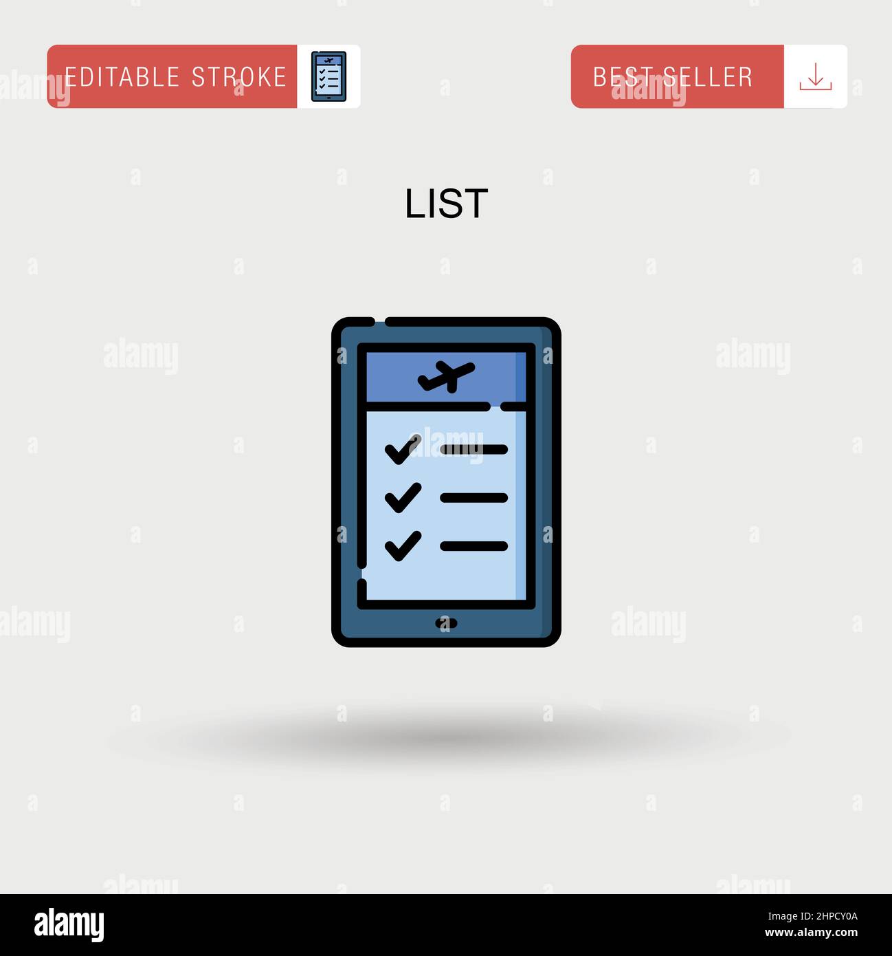 Check list vector hi-res stock photography and images - Alamy