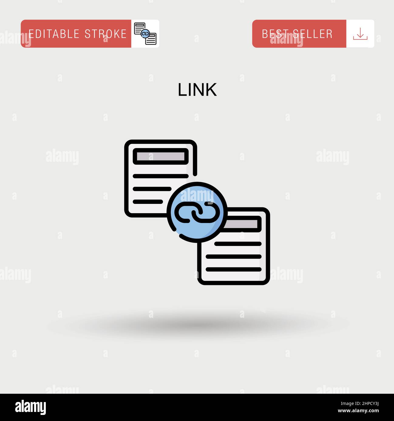 Link Simple vector icon Stock Vector Image & Art - Alamy