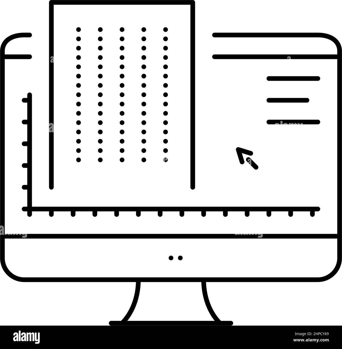 construction engineering line icon vector illustration Stock Vector ...