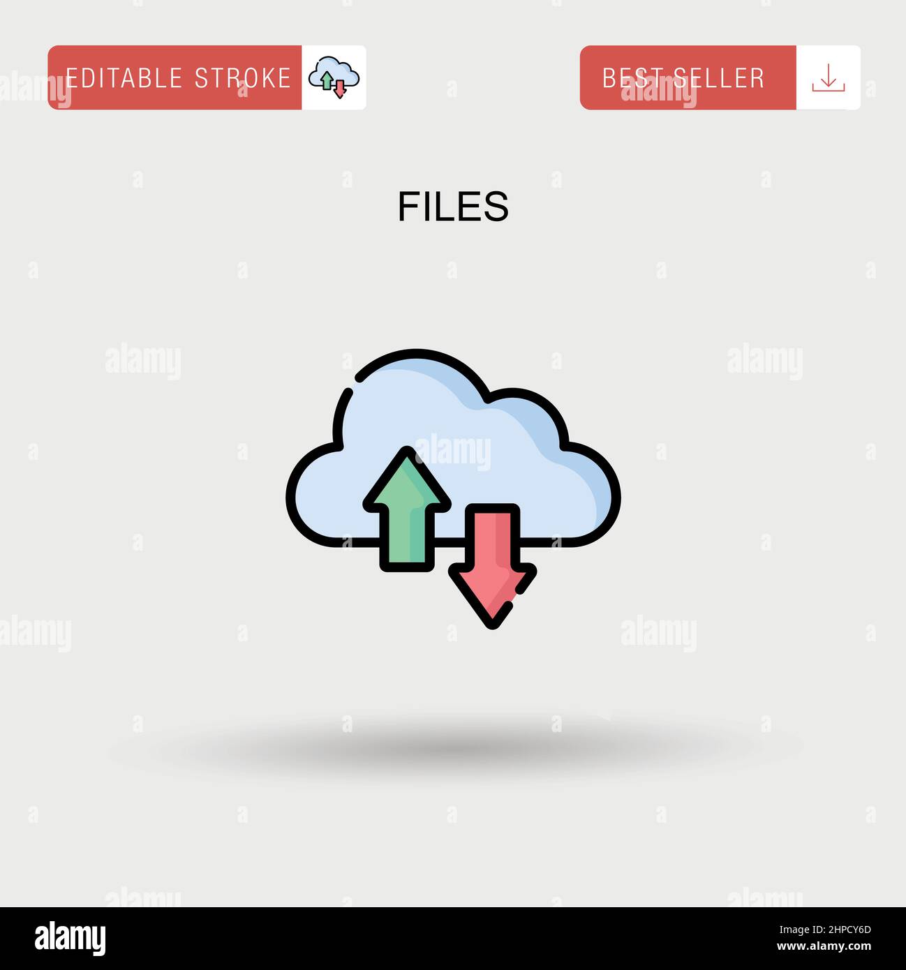 Files Simple vector icon Stock Vector Image & Art - Alamy