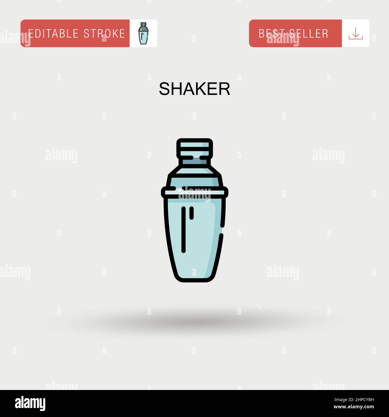 Shaker Simple vector icon Stock Vector Image & Art - Alamy