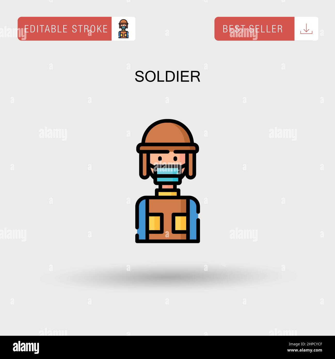 Veterans day silhouette soldier Stock Vector Images - Alamy