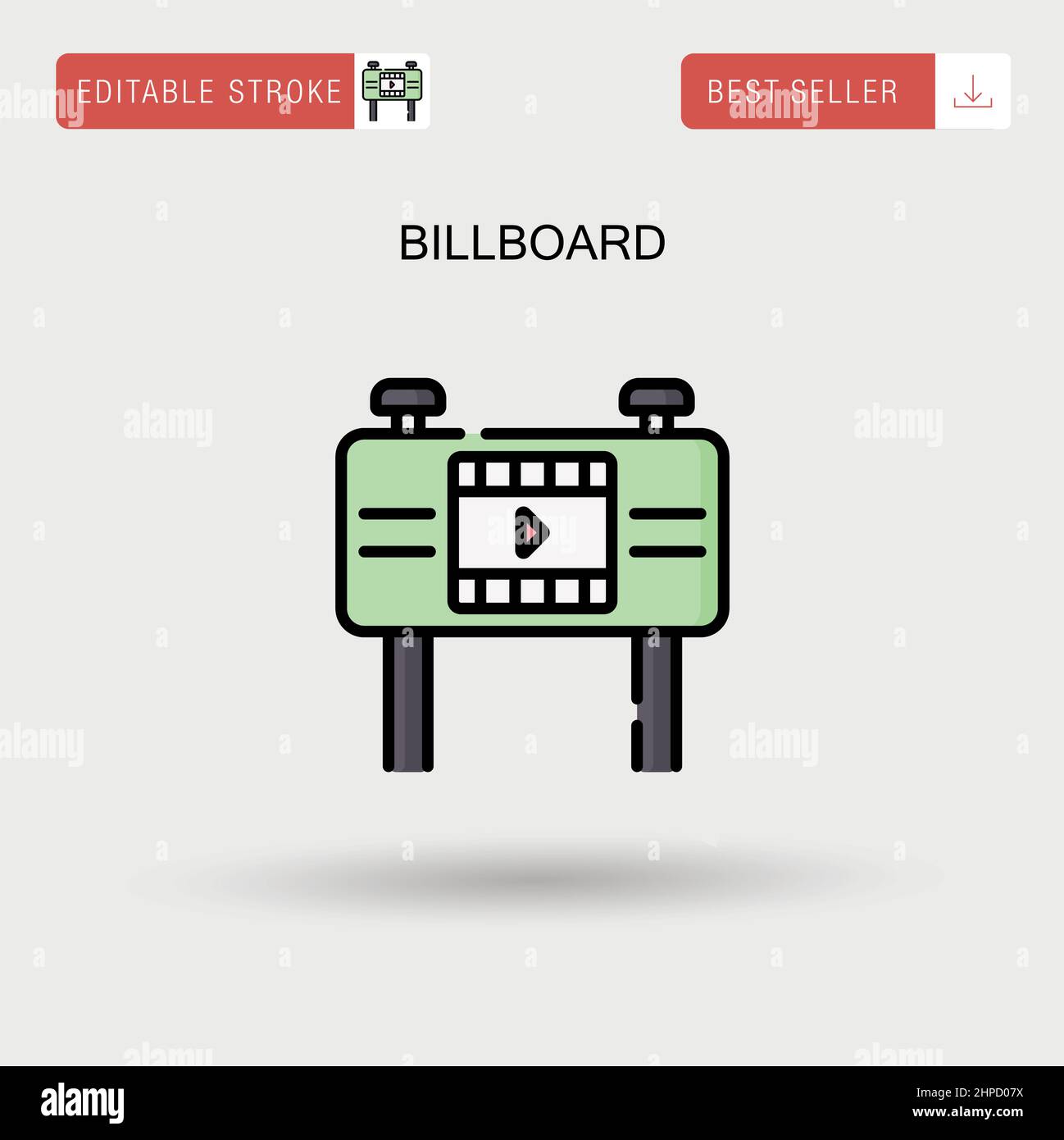 White empty advertisement billboard Stock Vector Images - Alamy