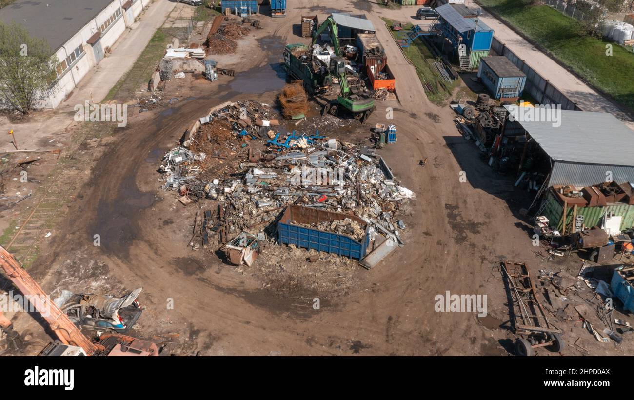 Metal Scrap Yard Recycling Works Stock Photo - Alamy Metal Scrap Yard Recycling Works Stock Photo - Alamy