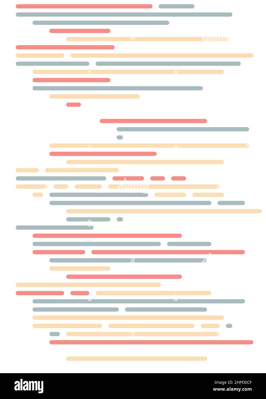 Cartoon coding simulated lines vector illustration Stock Vector Image ...