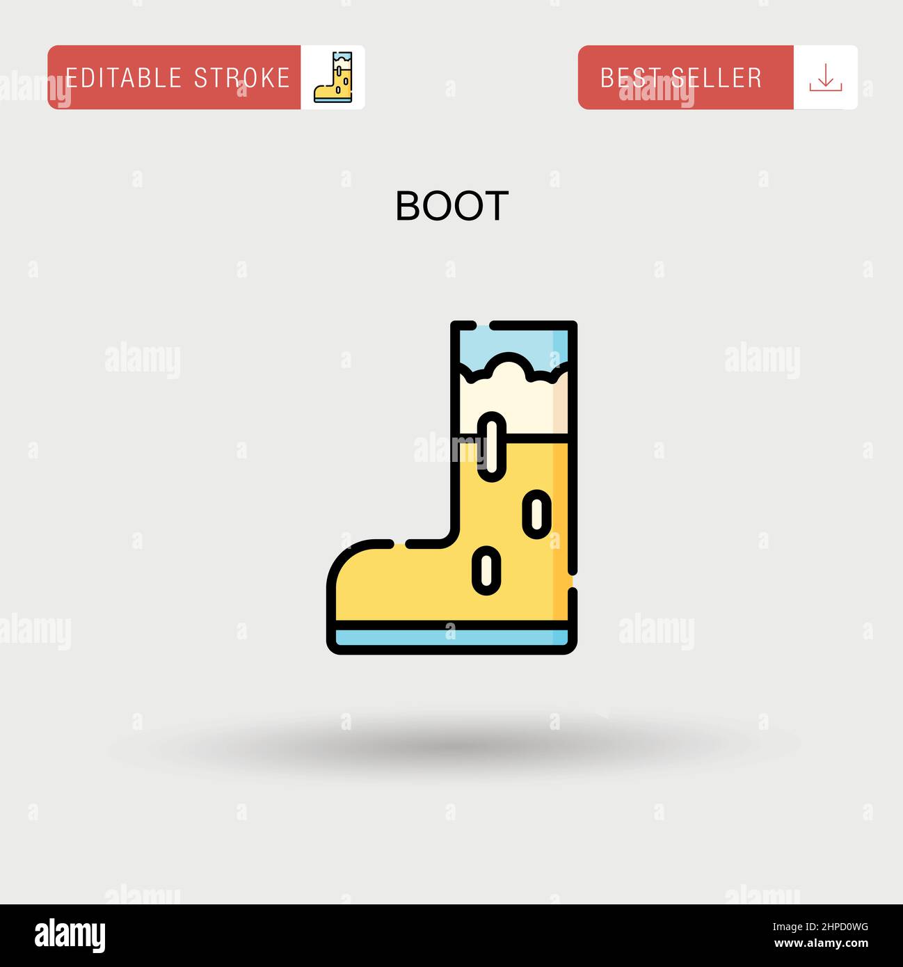 Walking boot Stock Vector Images - Alamy