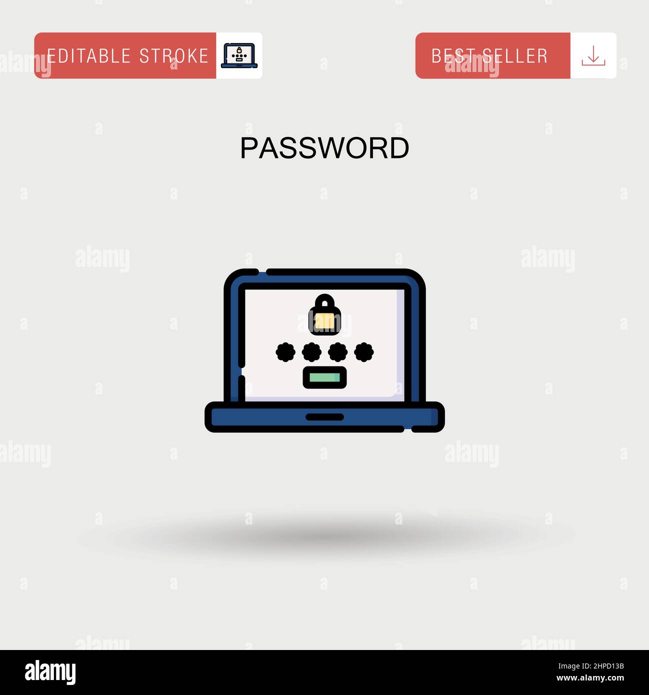 Password Simple vector icon Stock Vector Image & Art - Alamy