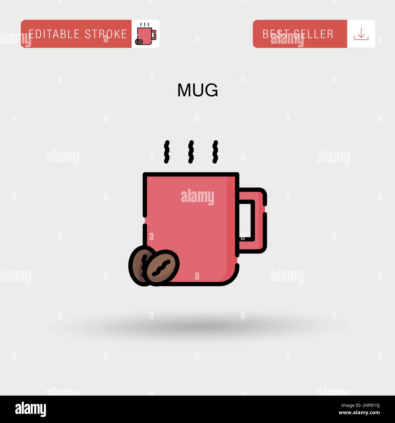 White blank ceramic mug Stock Vector Images - Alamy