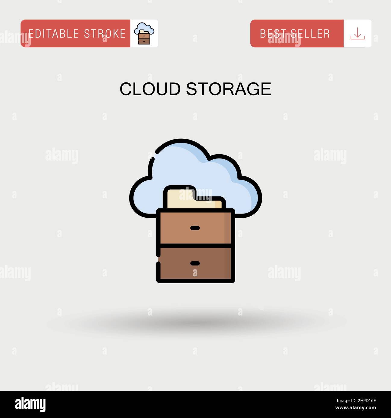 Illustration mobile device cloud storage Stock Vector Images - Alamy