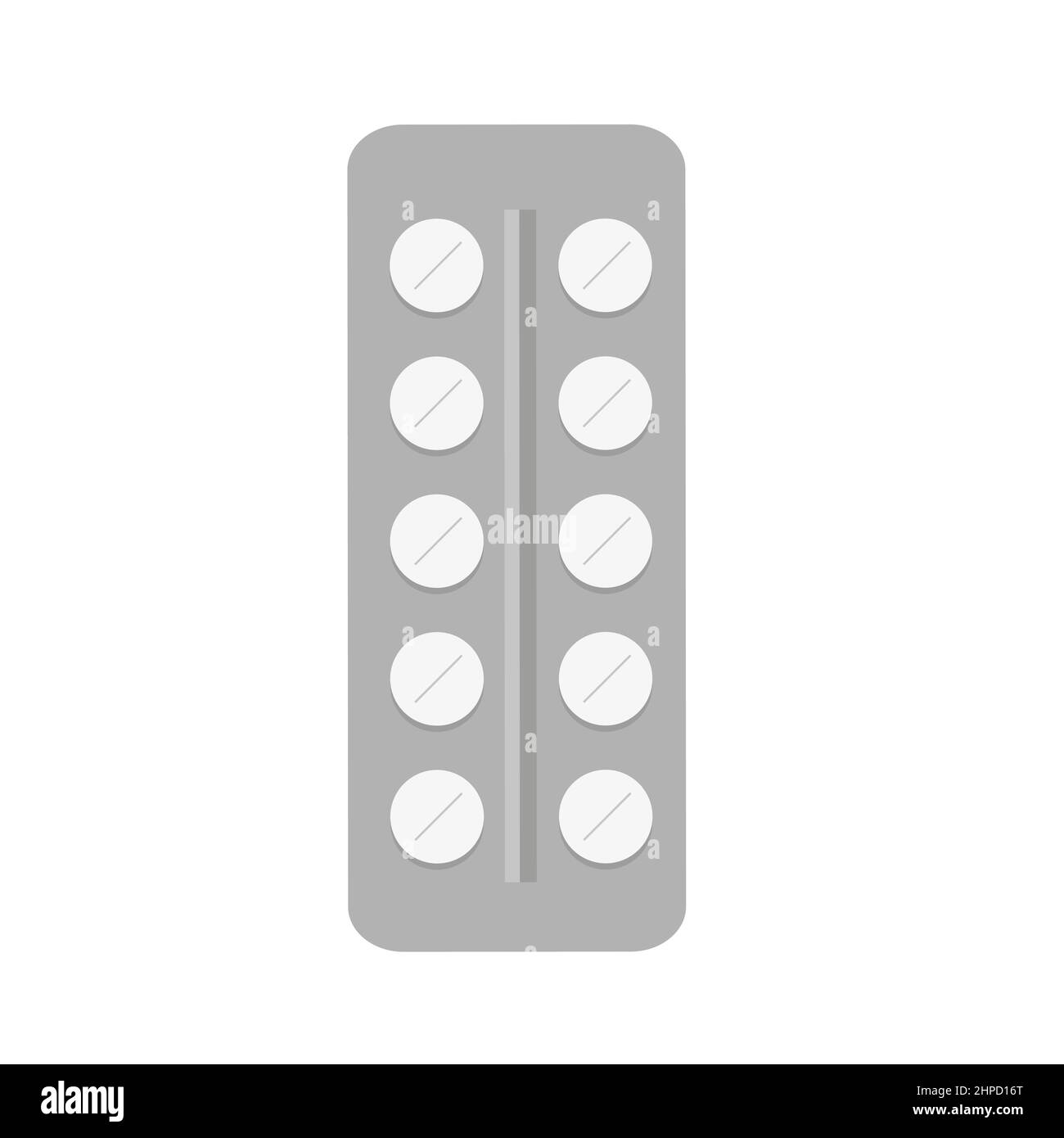 Medical pills icon isolated on white background. Vector illustration ...